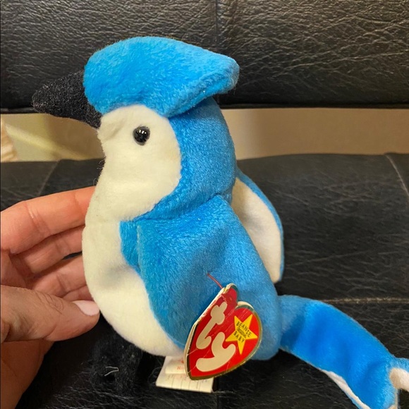 Toys | Ty Beanie Babies Rocket The Blue Jay | Poshmark